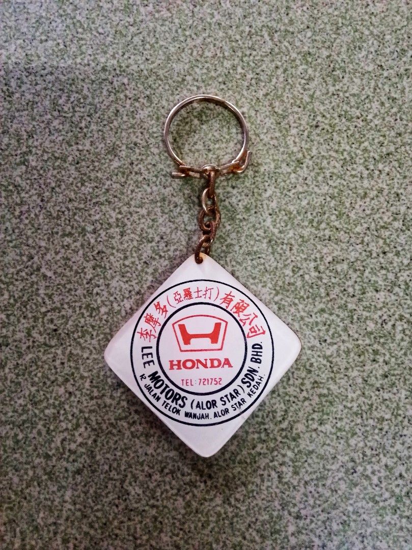 Vintage Honda Civic Keychain/Rantai Kunci Lama., Hobbies & Toys ...