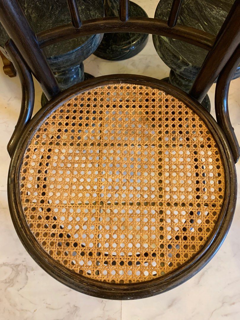 Vintage Rattan Kopitiam chair, Furniture & Home Living, Furniture ...