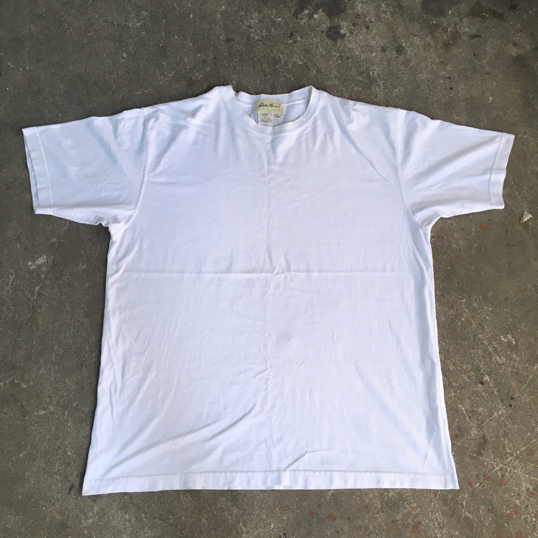 Vintage White T shirt Eddie Bauer, Men's Fashion, Tops & Sets, Tshirts ...