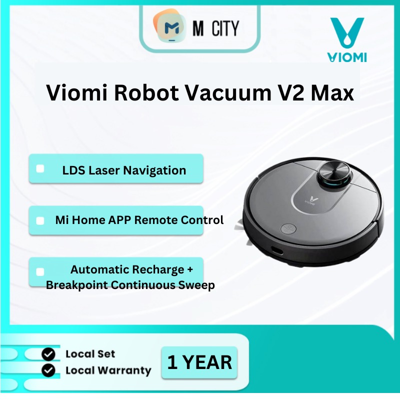 Viomi Robot Vacuum V2 Max BRAND NEW, TV & Home Appliances, Vacuum ...