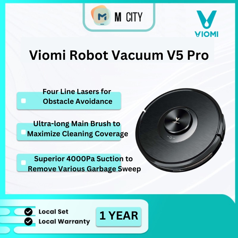 Viomi Robot Vacuum V5 Pro, TV & Home Appliances, Vacuum Cleaner ...
