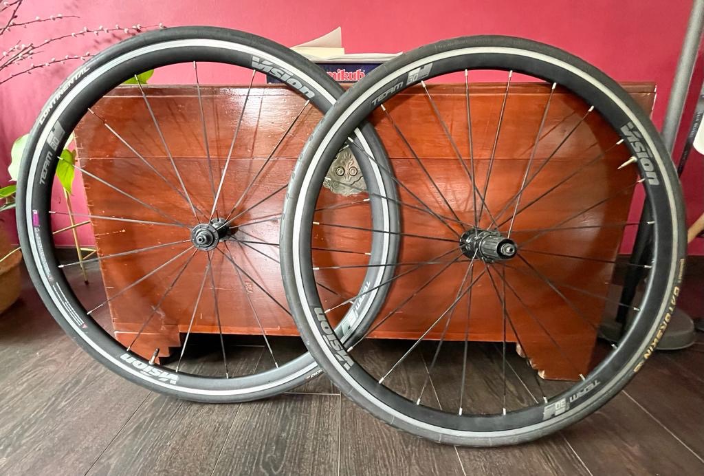 Vision Team 30 Comp Clincher TLR Wheelset - 700c, Sports Equipment ...