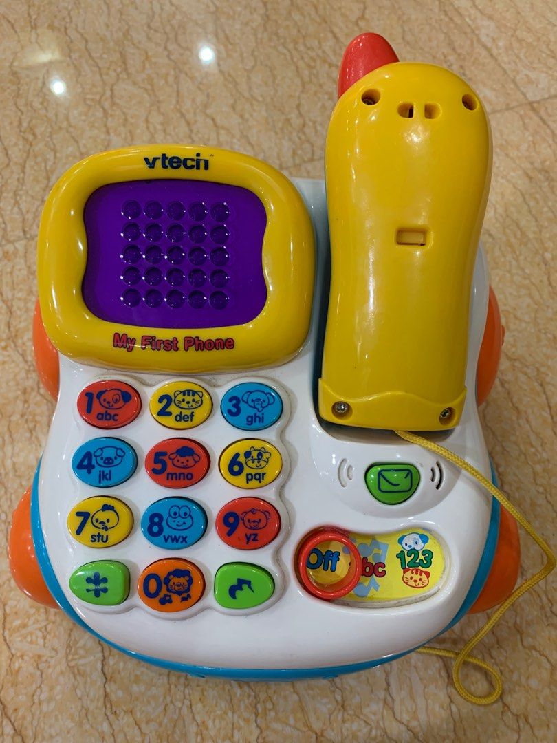 Vtech toy phone, Babies & Kids, Infant Playtime on Carousell