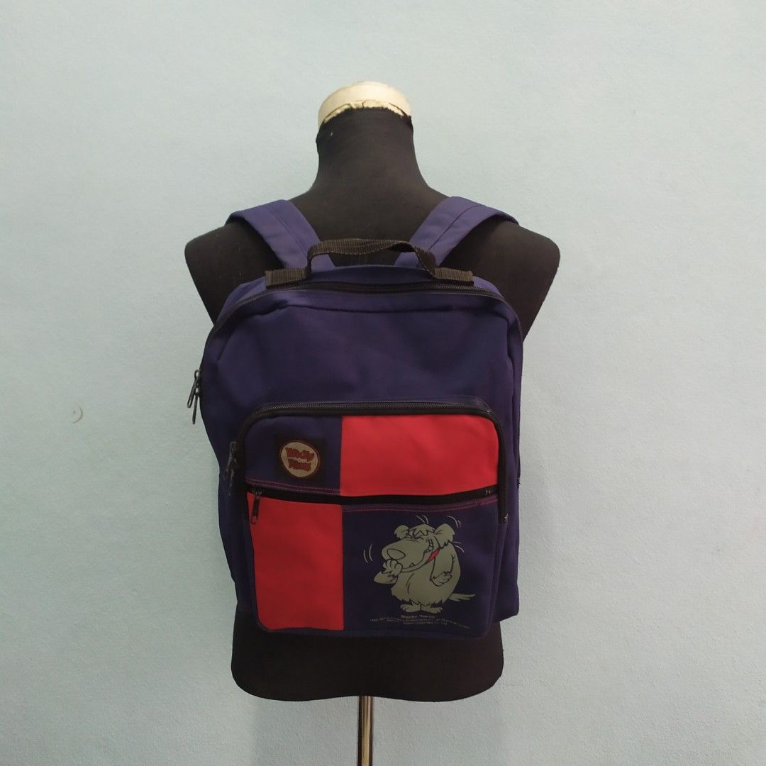 Wacky races backpack, Men's Fashion, Bags, Backpacks on Carousell