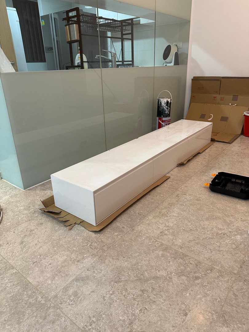 Wall Mounted TV Console - 2.4mtr, Furniture & Home Living, Furniture ...