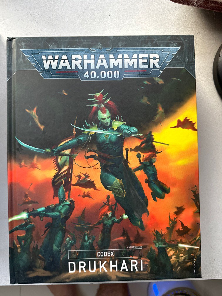Warhammer 40k drukhari 9th edition codex, Hobbies & Toys, Toys & Games on Carousell
