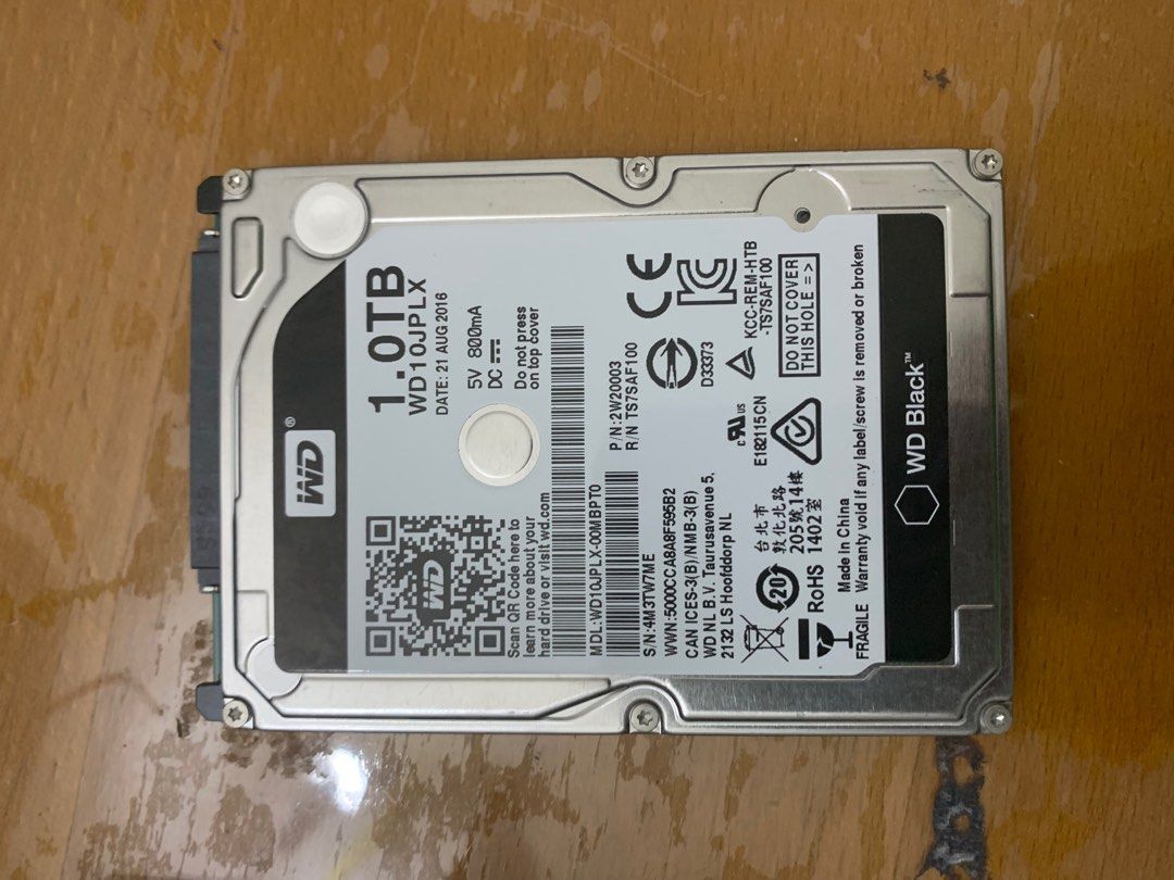 WD, Toshiba 1TB SATA HDD, Computers & Tech, Parts & Accessories, Hard ...