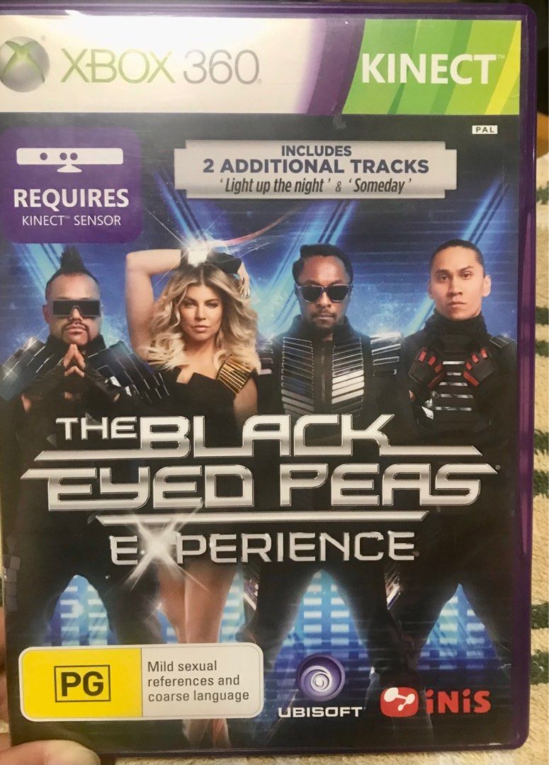 XBOX 360 Kinect: The Black Eyed Pea Experience, Video Gaming, Video ...