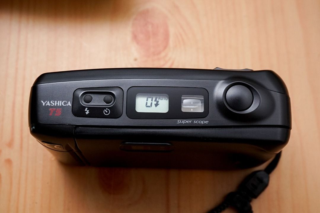 Yashica T5 Point & Shoot film camera, Photography, Cameras on Carousell