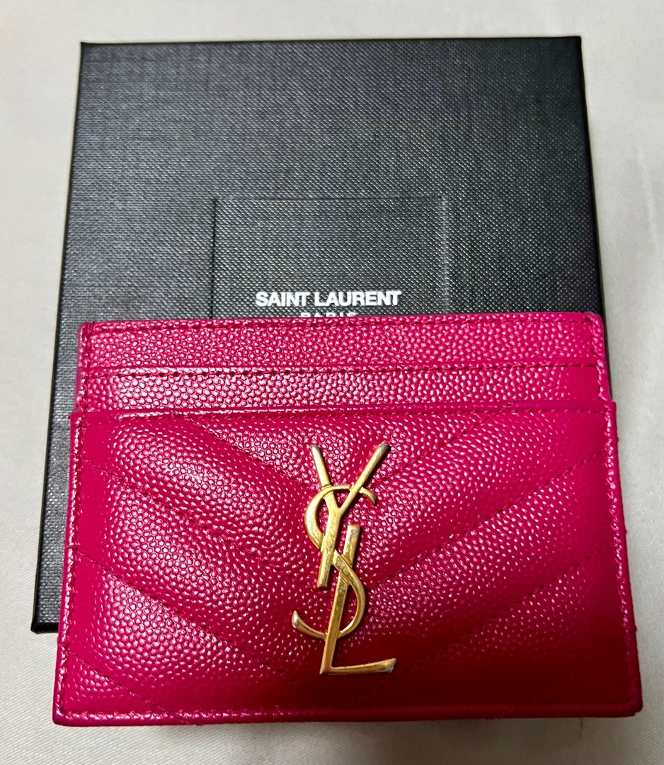 YSL Card Holder, Luxury, Bags & Wallets on Carousell