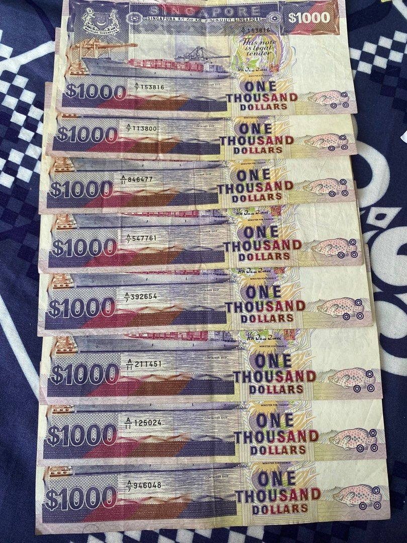 $1000 ship note | ship series$1000, Hobbies & Toys, Memorabilia ...