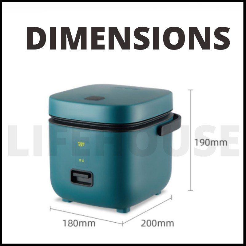 1.2L Mini Rice Cooker Rice Small Cooking Pot Electric Cooker Rice Cooker Mini Non Stick, TV ...