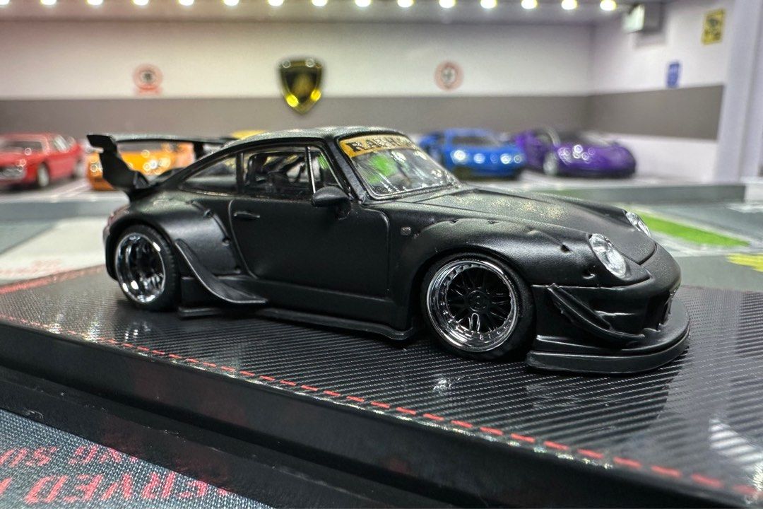 1/64 Ignition Model RWB 993 Matte Black, Hobbies & Toys, Toys & Games ...