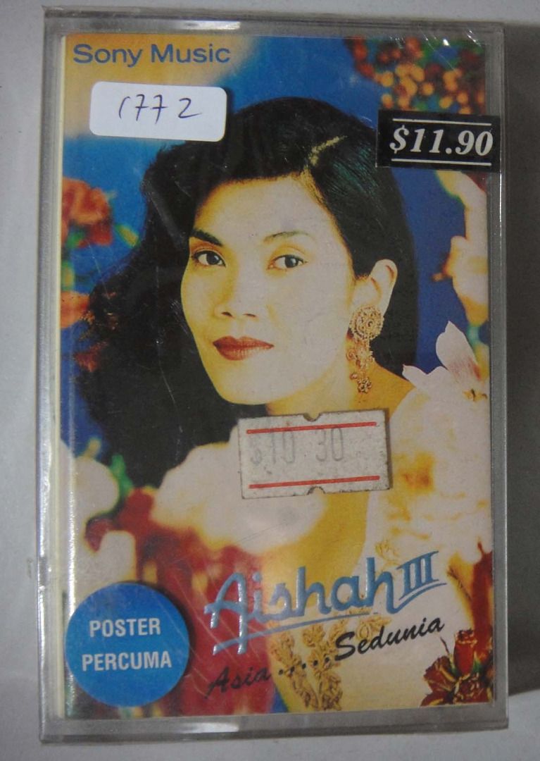 (1772) Kaset Cassette Melayu AISHAH III "Asia...sedunia" Sony, Hobbies & Toys, Music & Media ...
