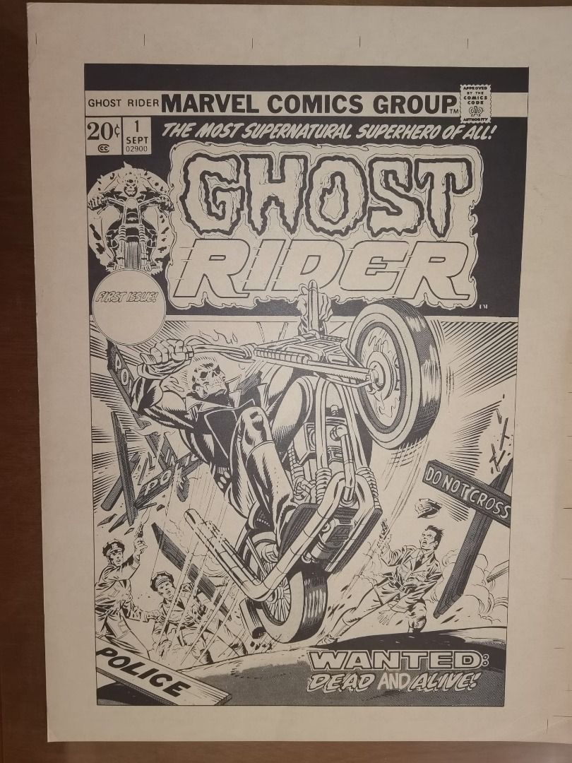 1990 UNCUT TRADING CARD SHEET : GHOST RIDER FIRST ISSUE, Hobbies & Toys ...