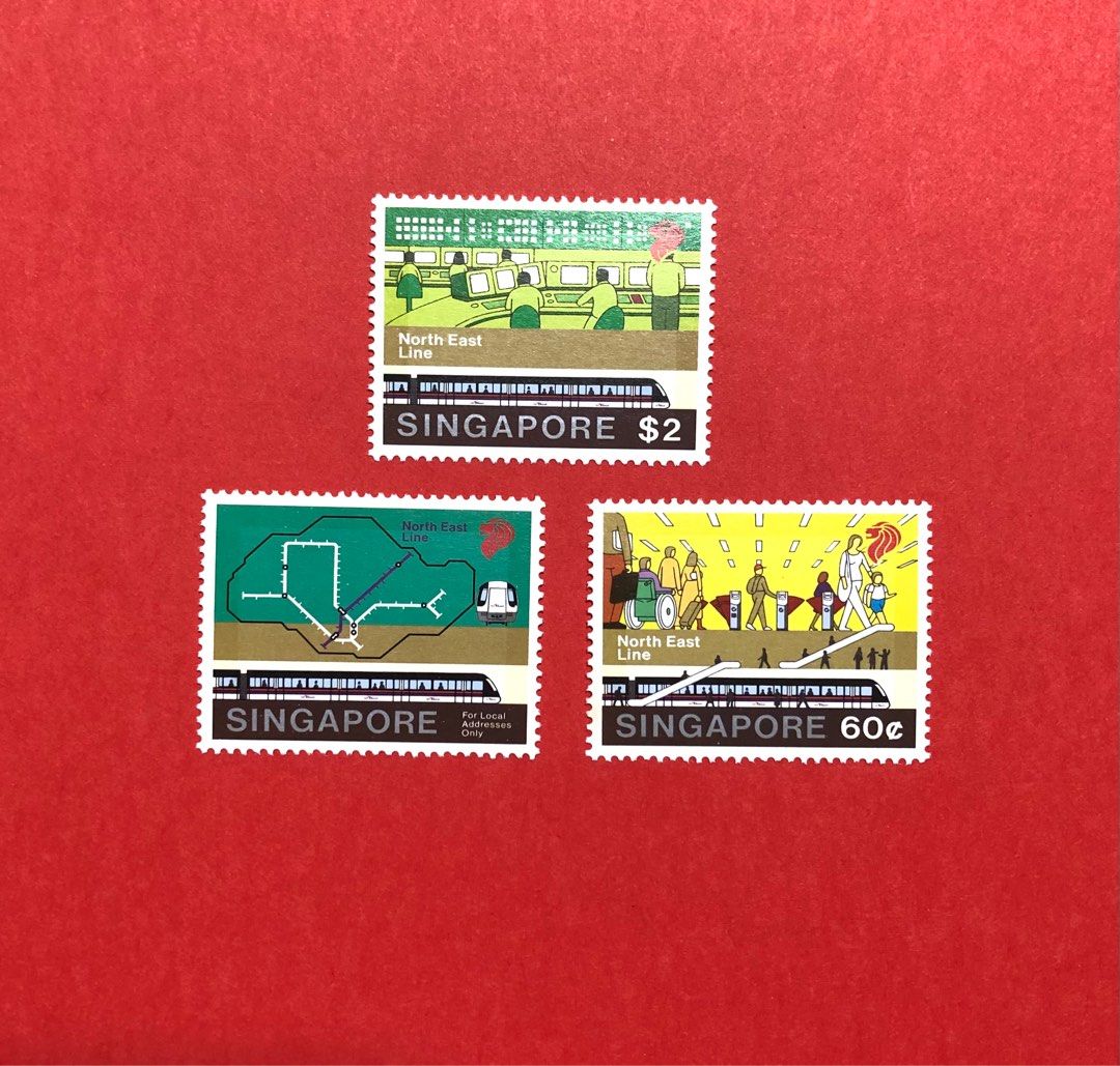 2003 Singapore MRT Mass Rapid Transit System NE North East Line Mint ...