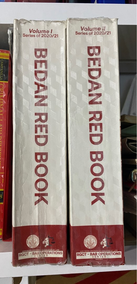 2020-2021 Bedan Red Book complete volume on Carousell