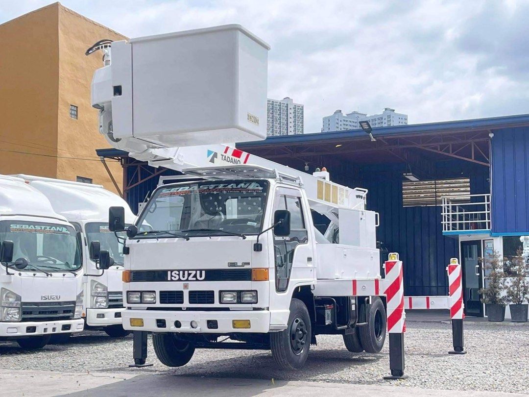 2021 Isuzu Elf Manlift Anti-Electric 14 Meters Mechanical Boom, Special ...