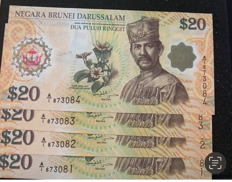 8pcs $20 Brunei Singapore commemorative note UNC, Hobbies & Toys ...