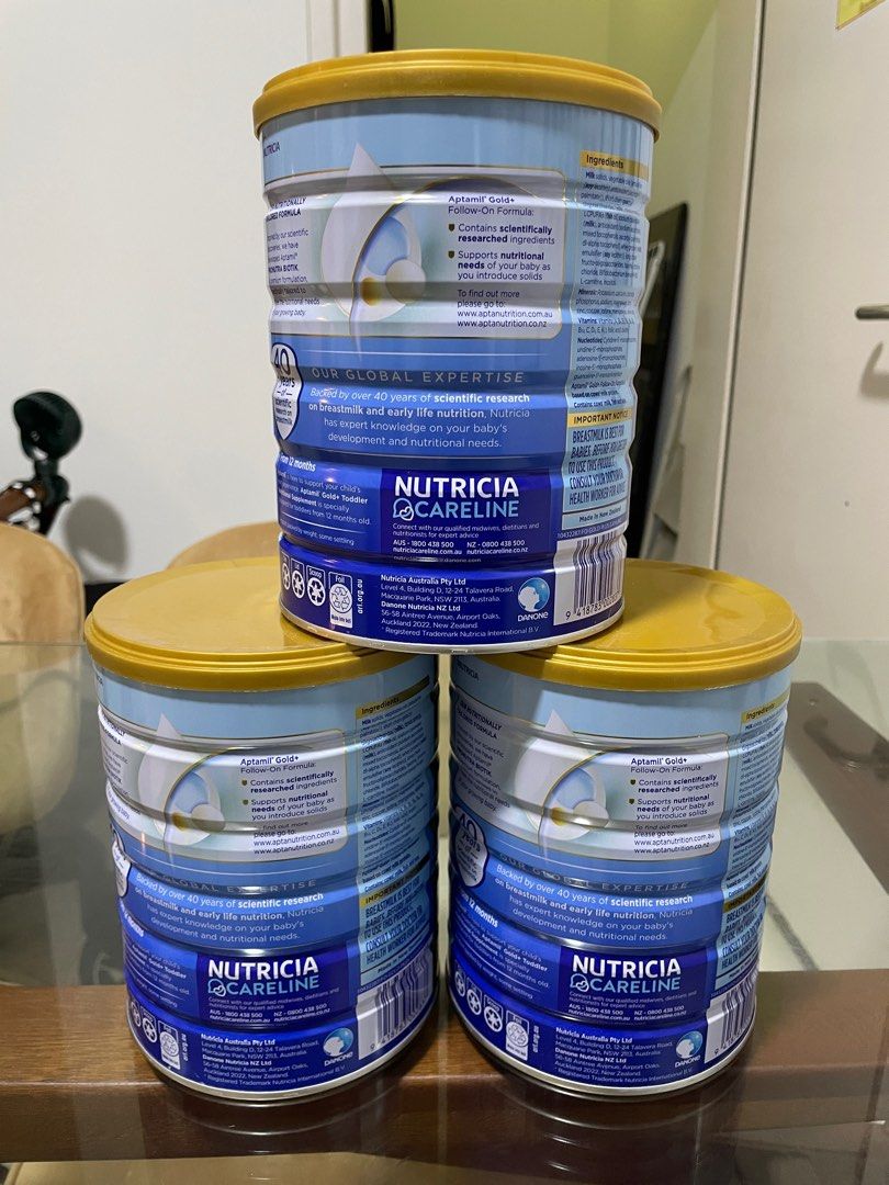 2 x Aptamil Gold+ Stage 2 900g, Babies & Kids, Nursing & Feeding, Breastfeeding & Bottle Feeding ...