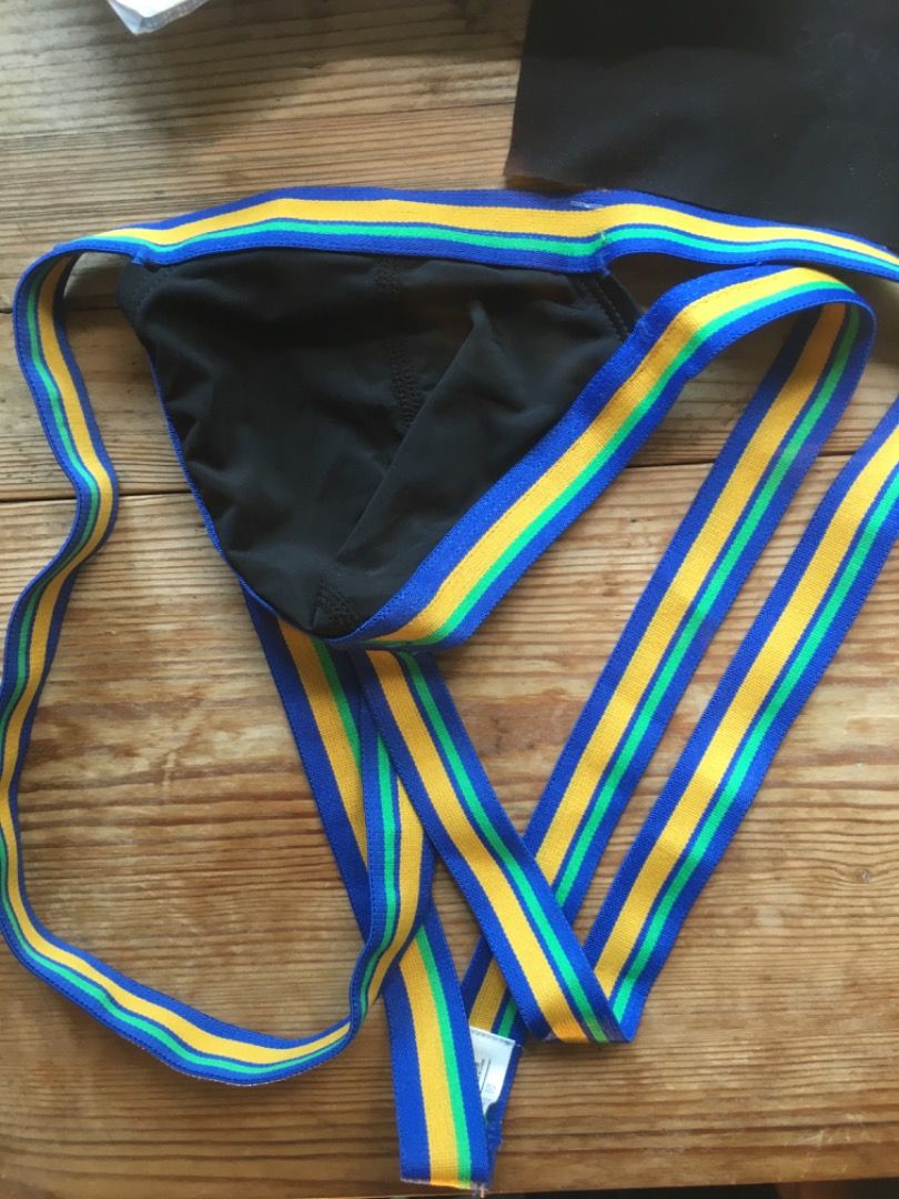 3 color band jock strap, Men's Fashion, Bottoms, New Underwear on Carousell