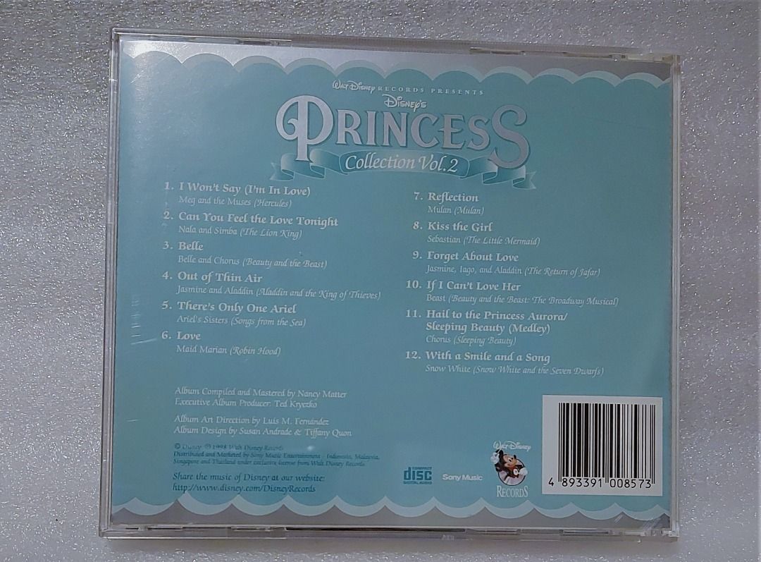 共3套CD Bonus VCD 非賣品 Walt Disney Princess Collection and Disney POP ...