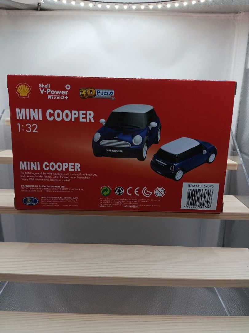 3D Puzzle [Mini Cooper], Hobbies & Toys, Toys & Games on Carousell