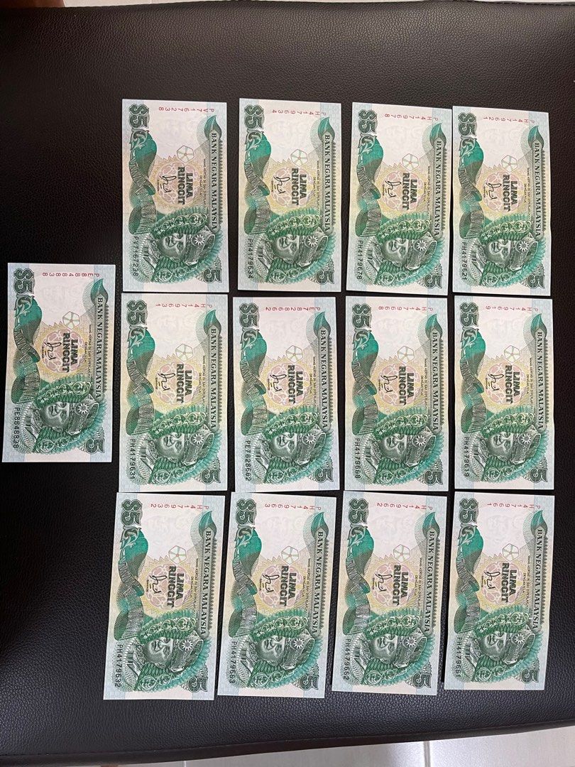 6th Generation Malaysia RM5 note, Hobbies & Toys, Memorabilia ...