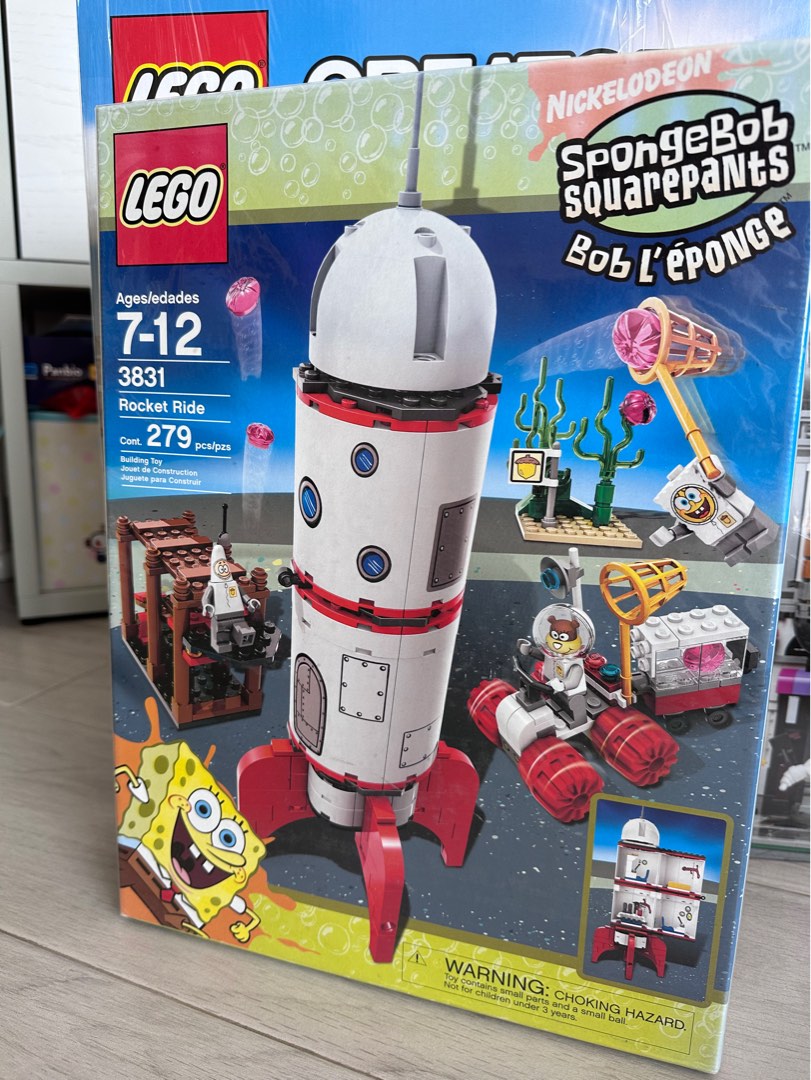 全新 Lego 3831 SpongeBob rocket, 興趣及遊戲, 玩具 & 遊戲類 - Carousell