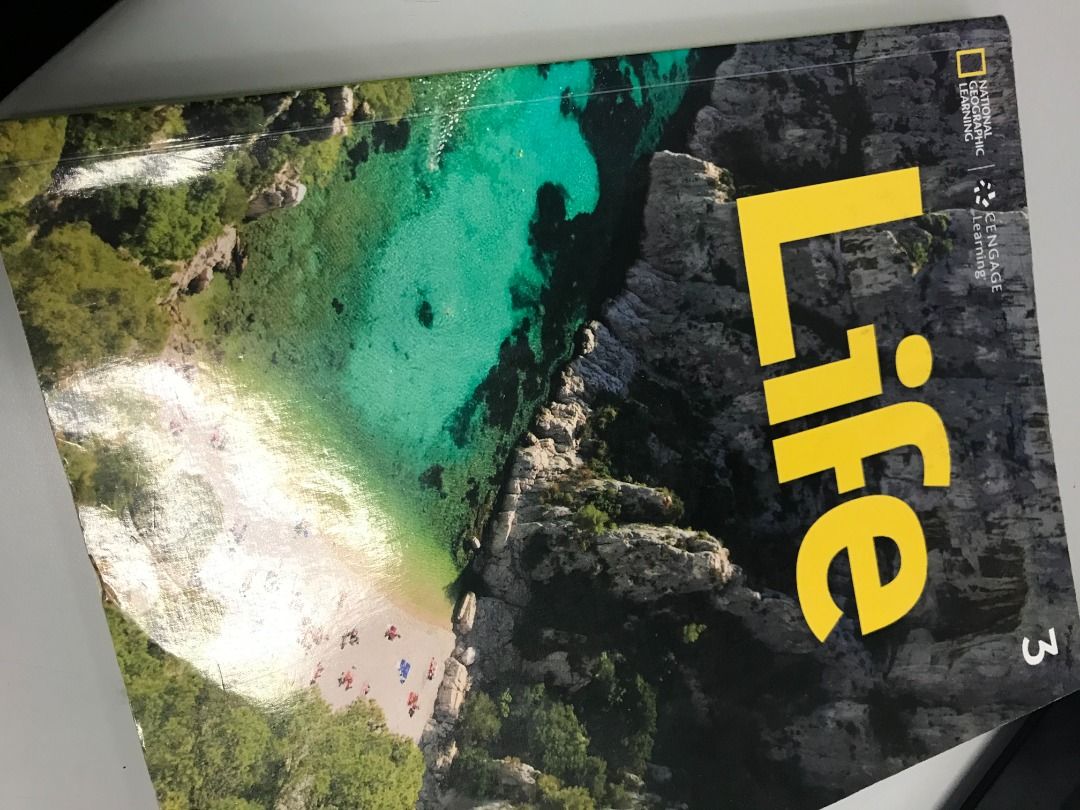 英文課本 Life 3 NATIONAL GEOGRAPHIC LEARNING, 書籍、休閒與玩具, 書本及雜誌, 教科書、參考書在旋轉拍賣