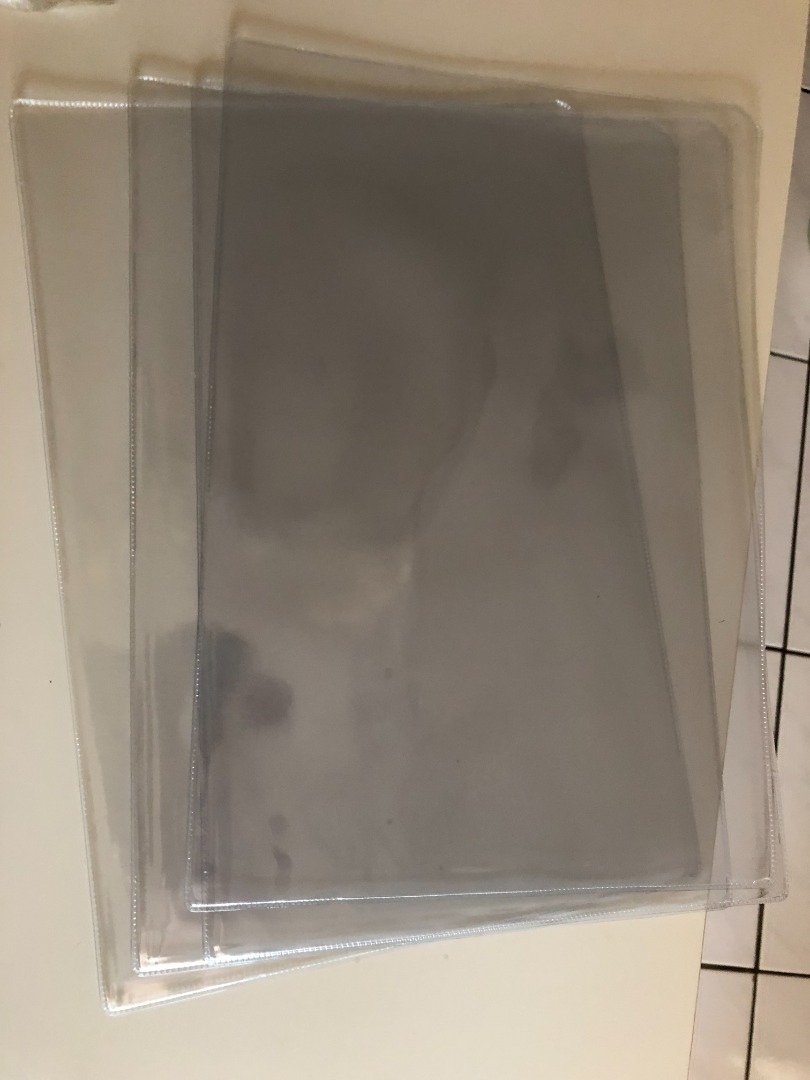 A4 L Shape Clear Folder (3pcs), Hobbies & Toys, Stationery & Craft ...