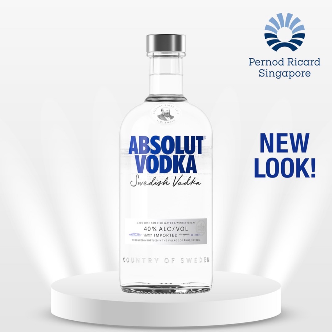 Absolut Vodka 700ml (Pernod Richard Stock), Food & Drinks, Alcoholic ...