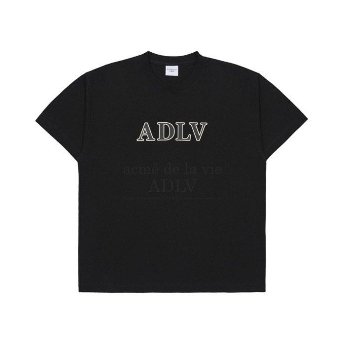 [ADLV] Outline Printing Logo, Men's Fashion, Tops & Sets, Tshirts ...