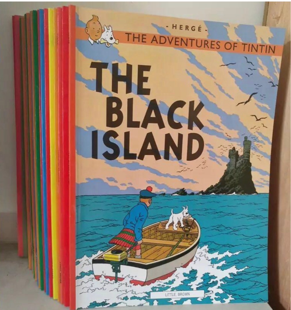 Adventures of Tintin full set, Hobbies & Toys, Books & Magazines ...