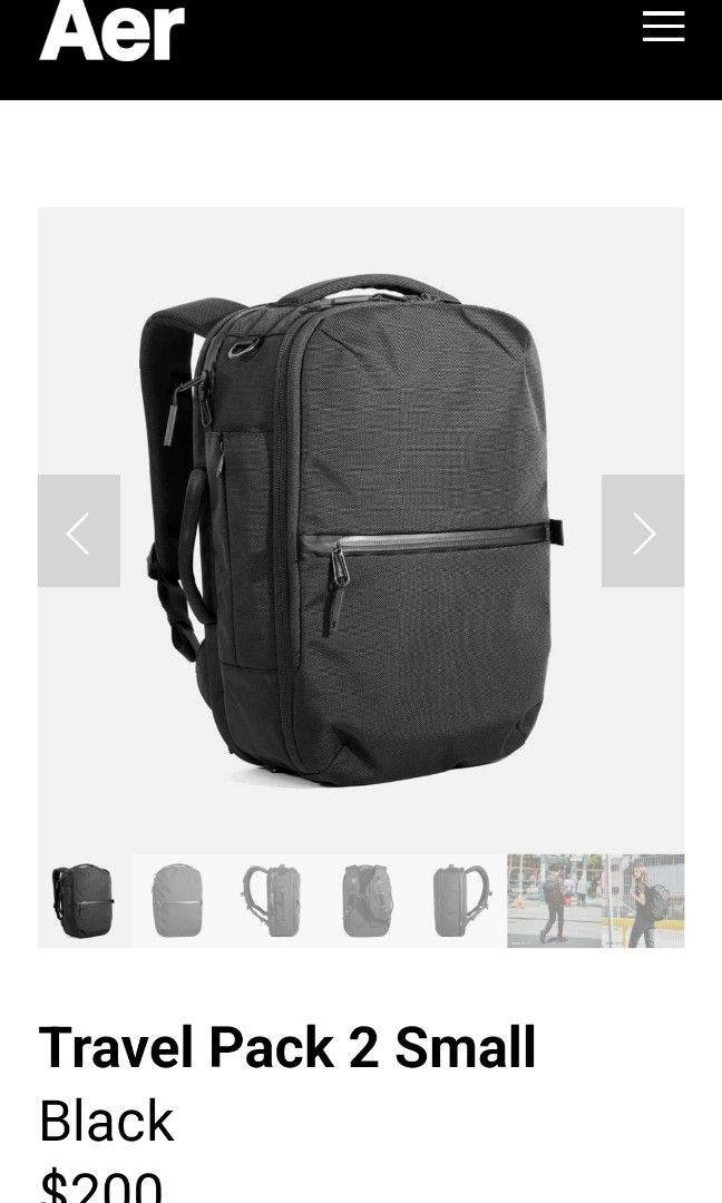 Aer Travel Pack 2 Small 28L, Men's Fashion, Bags, Backpacks on Carousell