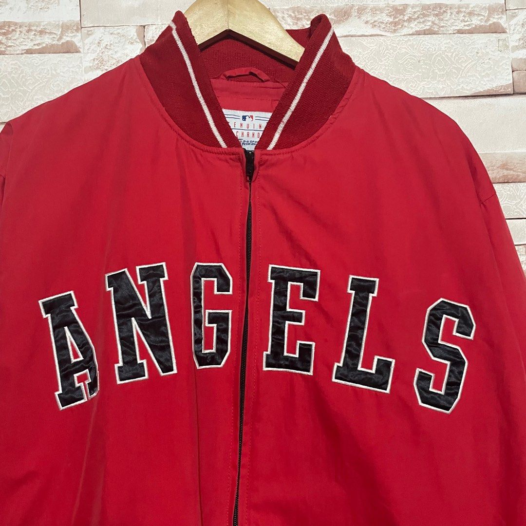 Anaheim Angels Arc Red Letterman Jacket by G3 sports, Men's Fashion ...