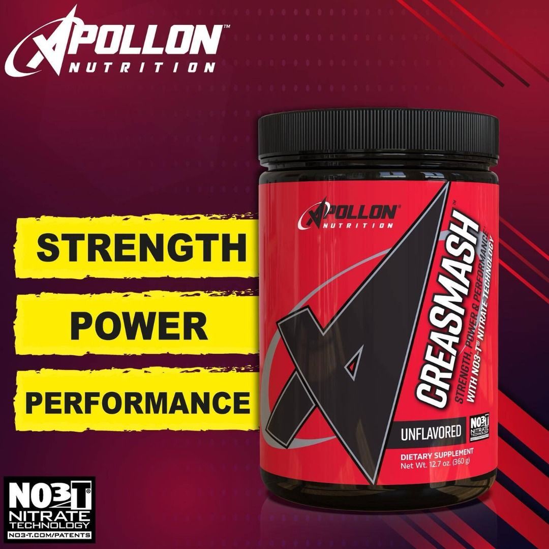 APOLLON NUTRITION CREASMASH PREMIUM CREATINE NITRATE POWERHOUSE, Health ...