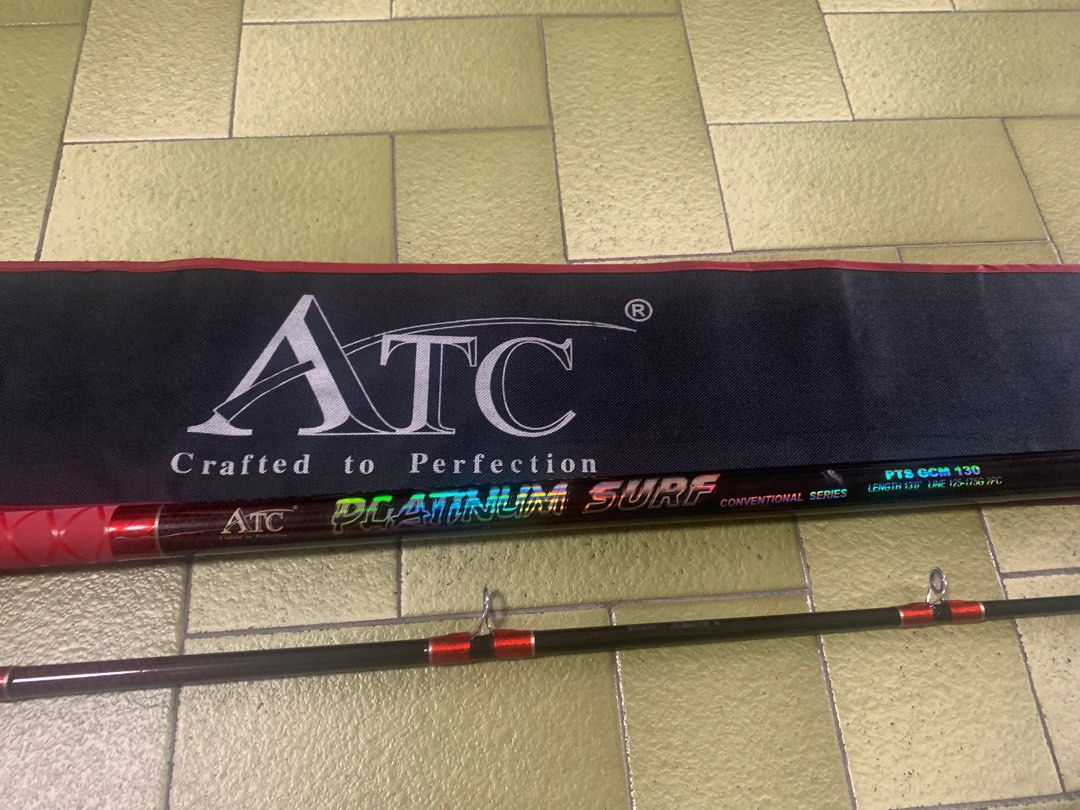 ATC PLATINUM SURF 13ft multiplier surf rod, Sports Equipment, Fishing ...