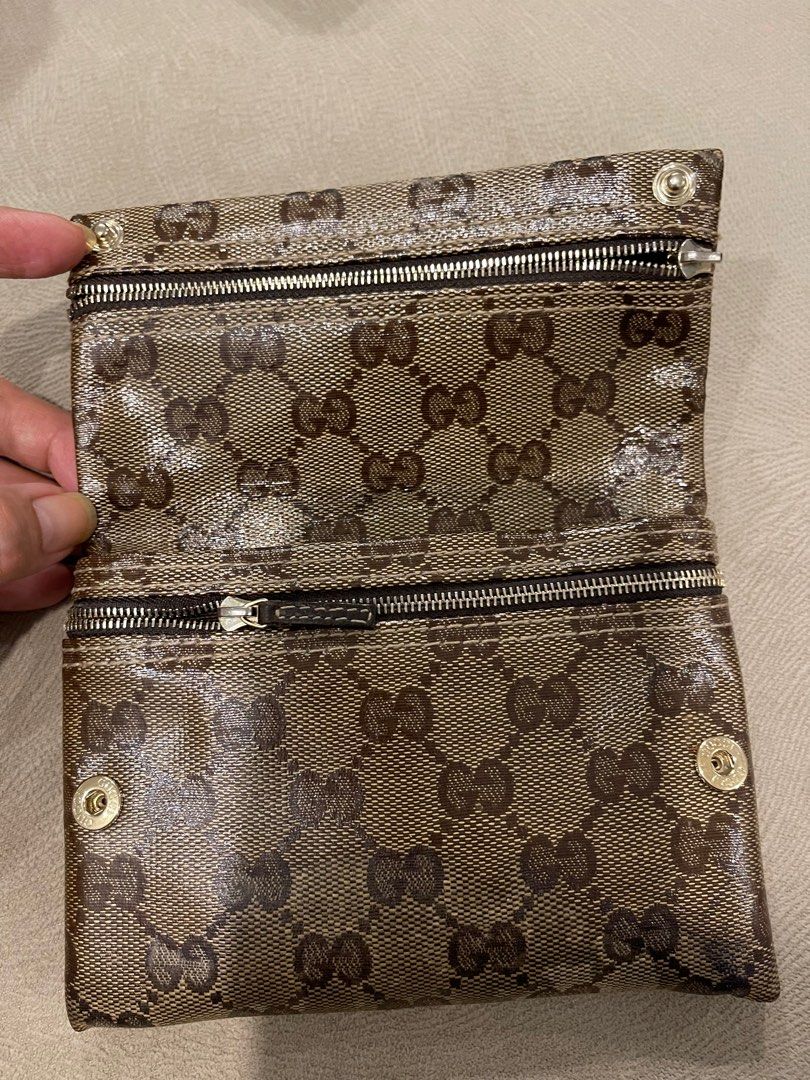 Authentic Vintage Gucci wallet, Luxury, Bags & Wallets on Carousell