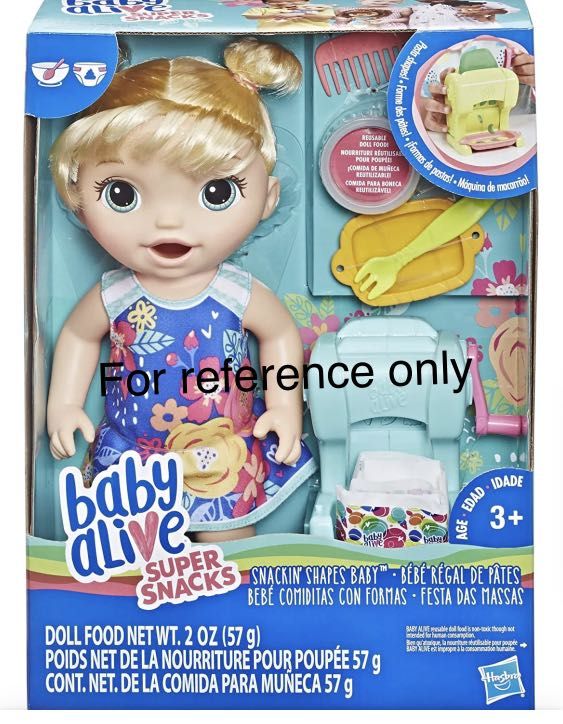 Baby Alive Snackin Shapes Baby Blonde, Hobbies & Toys, Toys & Games on ...