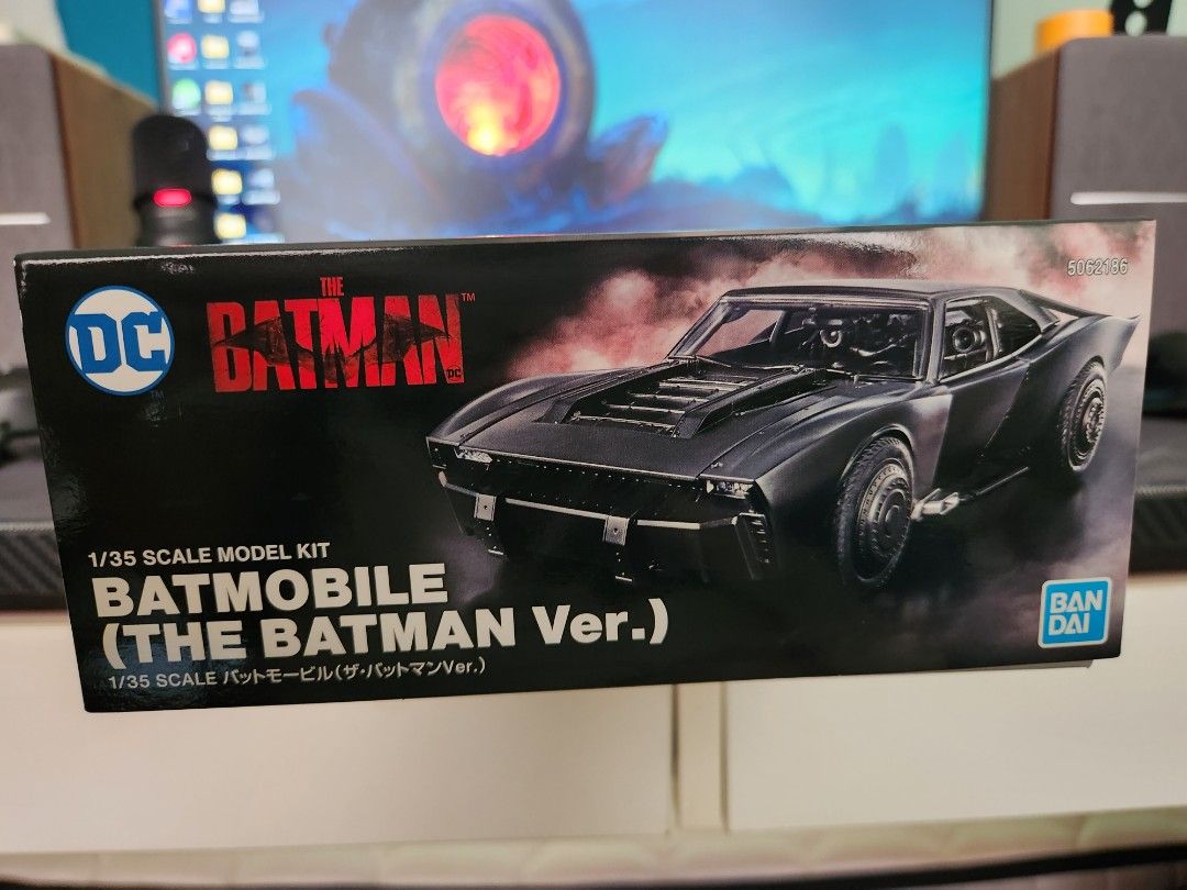 Bandai 1/35 Batmobile (The Batman Ver ) Batman Car Model Kit, Hobbies ...