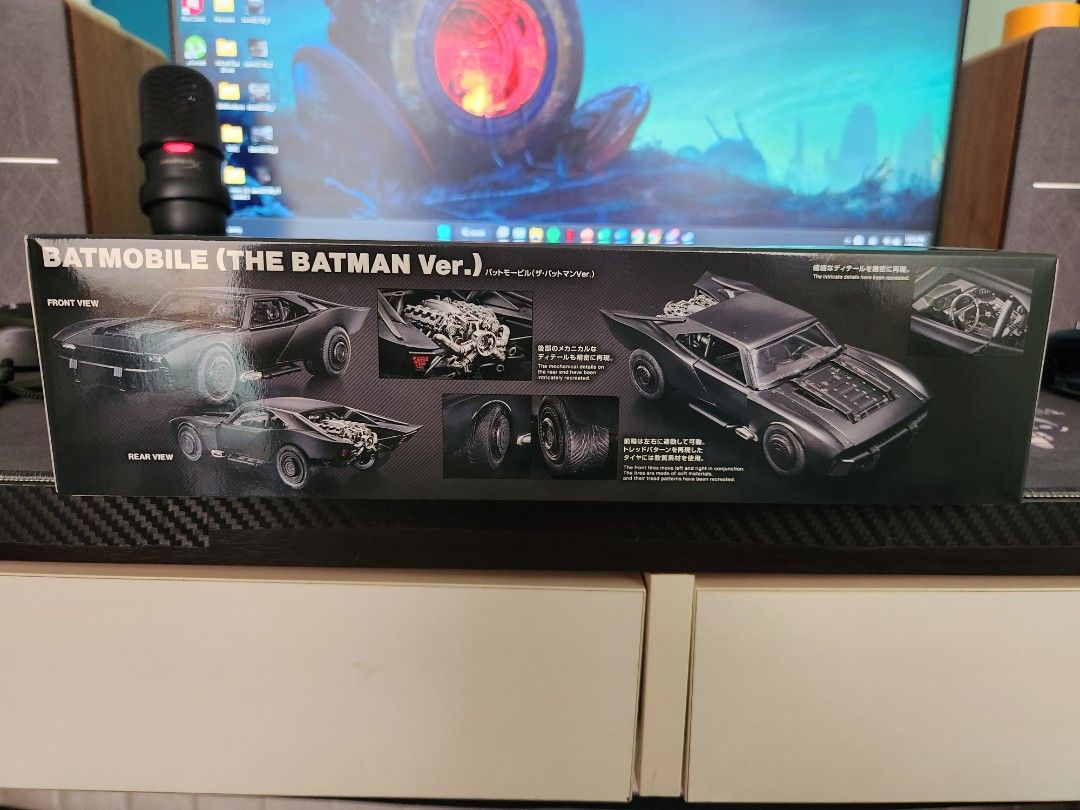 Bandai 1/35 Batmobile (The Batman Ver ) Batman Car Model Kit, Hobbies ...