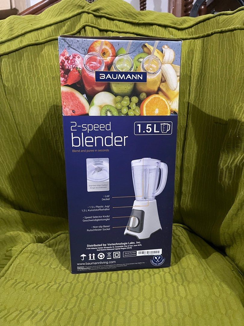 Baumann- 2-Speed Blender, TV & Home Appliances, Kitchen Appliances ...