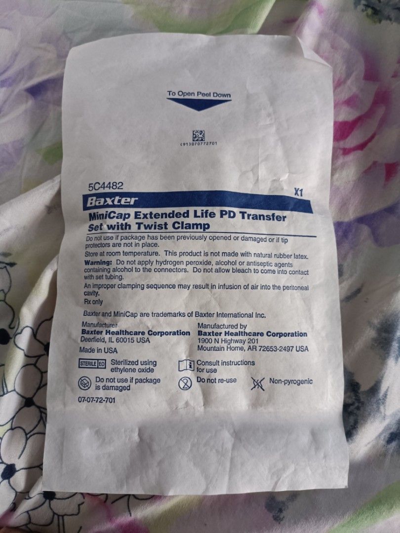 Baxter Peritoneal Dialysis Supplies at Jake Fowles blog