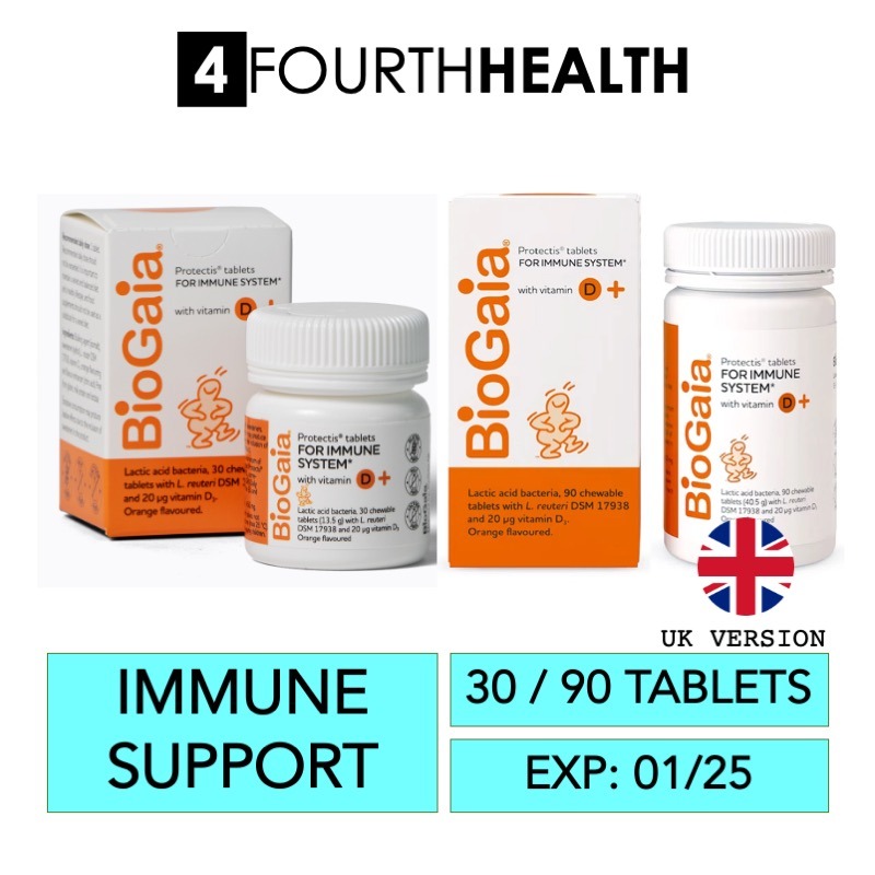 Biogaia Protectis with Vitamin D+ 30/90 Tabs (UK Version) (Exp Jan 2025 ...