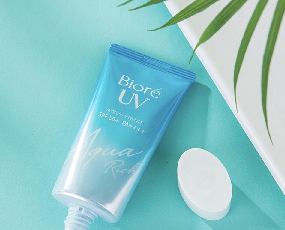 Biore Sunscreen UV Aqua Rich Watery Gel Sunscreen SPF50+ PA++++, Beauty ...