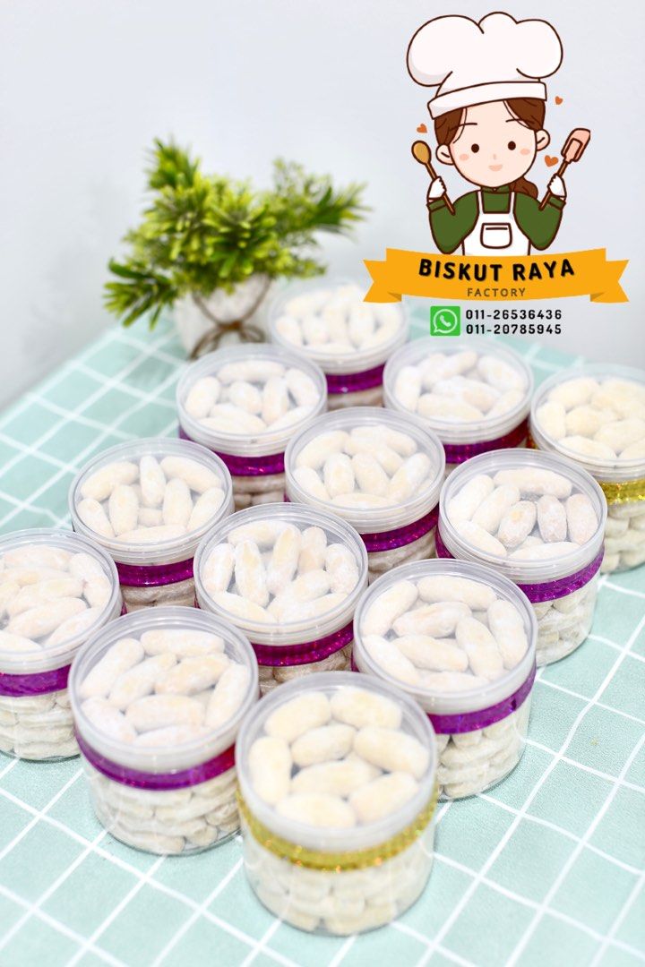 BISKUT MAKMUR (KACANG BADAM) / (KACANG TANAH), Food & Drinks, Homemade ...