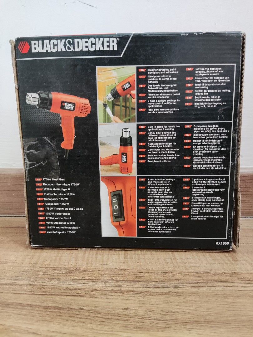 Black & Decker Heat Gun, Furniture & Home Living, Home Improvement & Organisation, Home ...