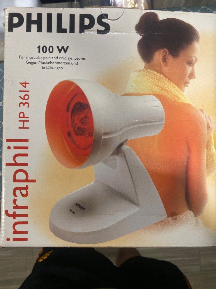 BNIP Philips Infraphil Lamp Therapy HP 3614 100W, Health & Nutrition ...