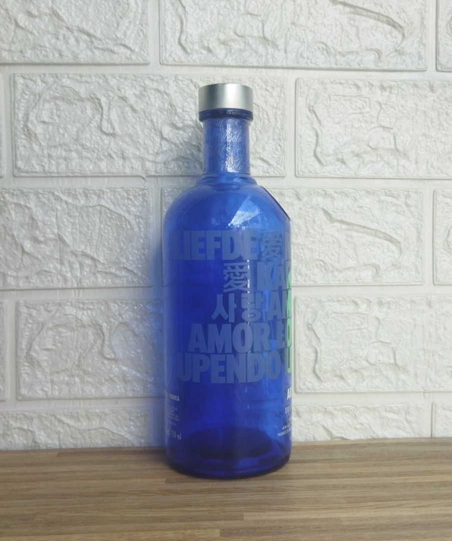Botol bekas miras Absolut Limited Edition 750ml, Antik, Pajangan di ...
